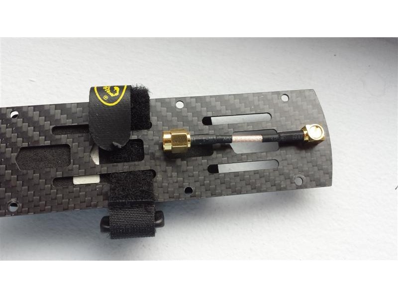 SMA male to SMA female right angle jack pigtail