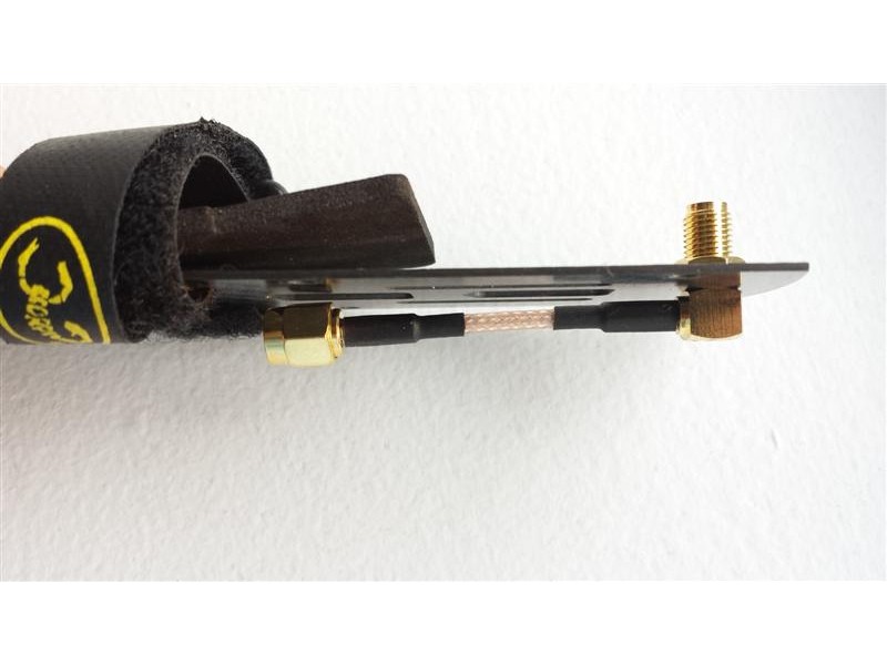 SMA male to SMA female right angle jack pigtail